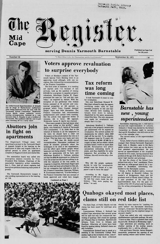 The Mid-Cape Register. September 28, 1972 - Digital Commonwealth