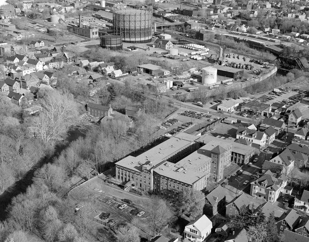 Close up of John Pilling housing and Francis Gate - Digital Commonwealth