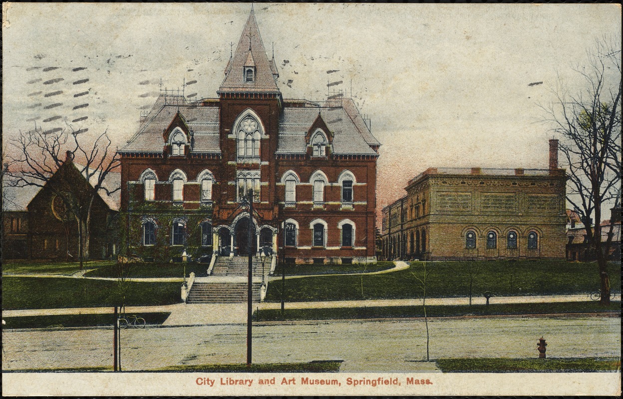 City library and art museum, Springfield, Mass. - Digital Commonwealth