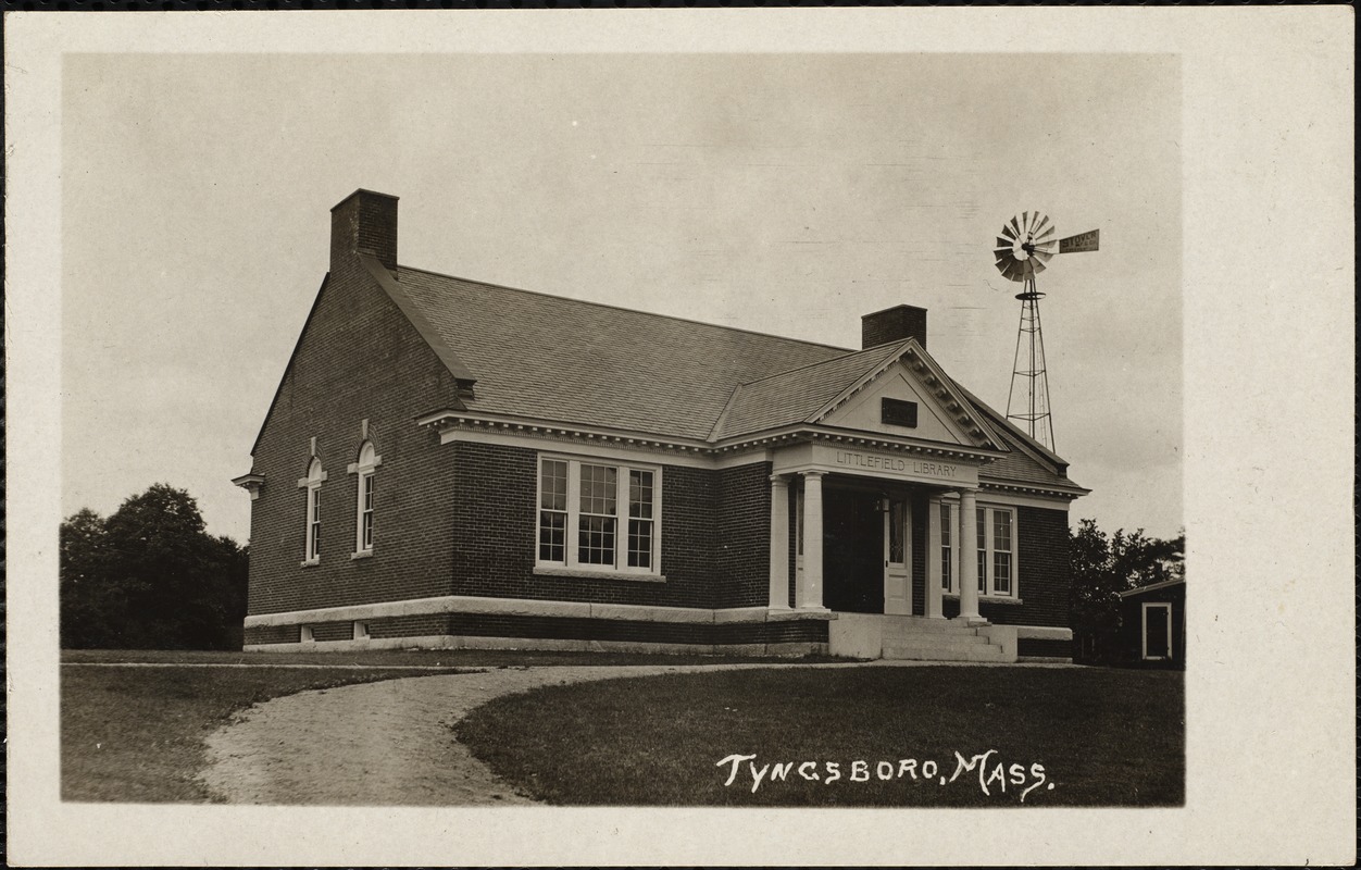 Littlefield Library, Tyngsboro, Mass. - Digital Commonwealth