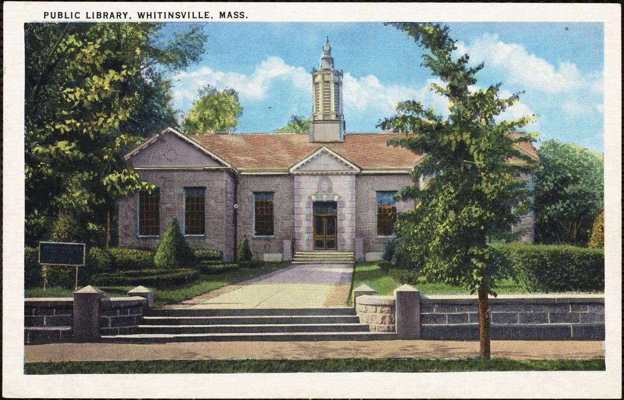Public library, Whitinsville, Mass. - Digital Commonwealth