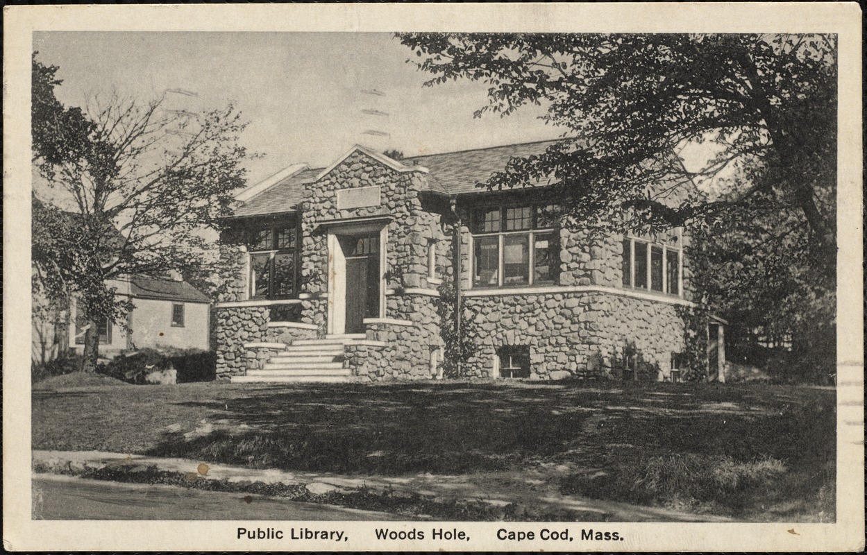 Public library, Woods Hole, Cape Cod, Mass. - Digital Commonwealth