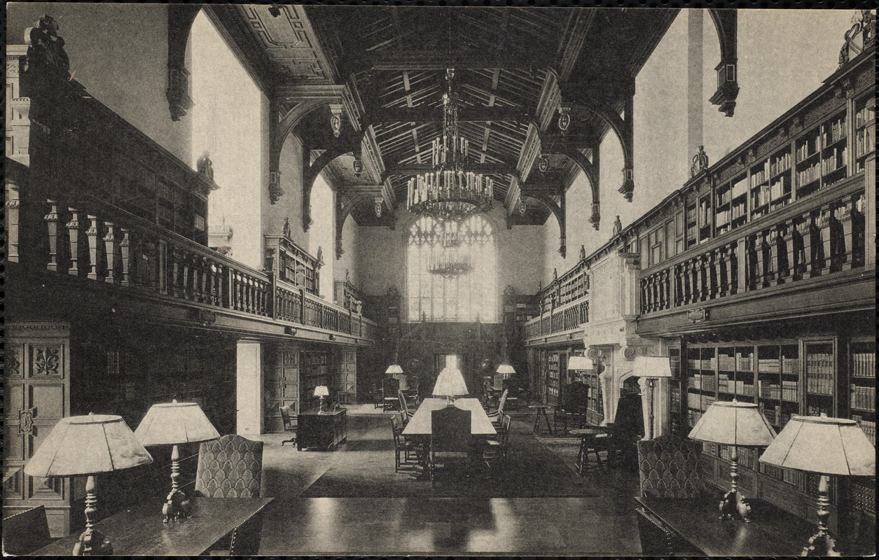 The reading room, general view - Digital Commonwealth