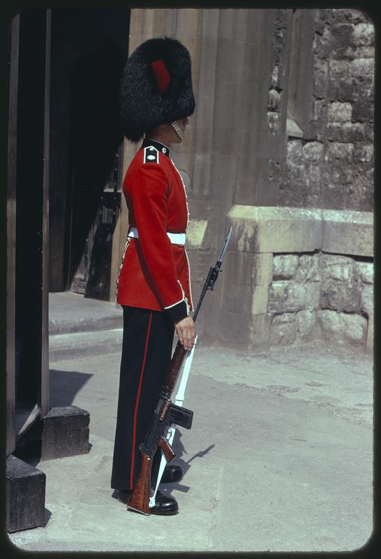 Queen's Guard at Tower of London - Digital Commonwealth