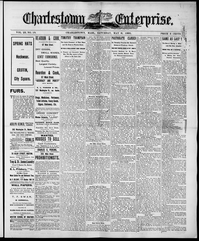 Charlestown Enterprise, May 09, 1891 - Digital Commonwealth
