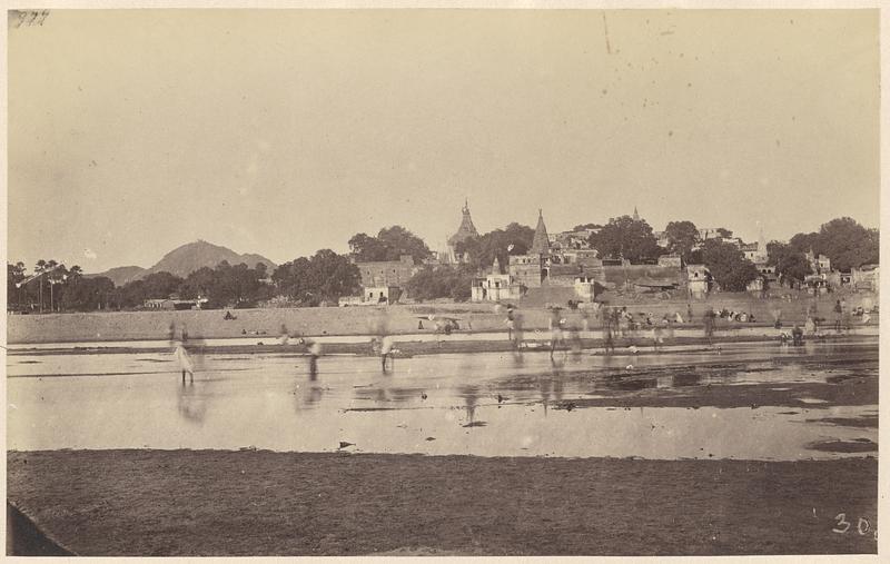 View of Gaya, India, across the Fulgo River - Digital Commonwealth