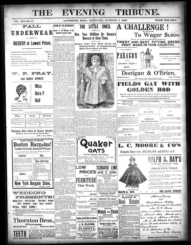 The Evening Tribune. October 05, 1895 - Digital Commonwealth