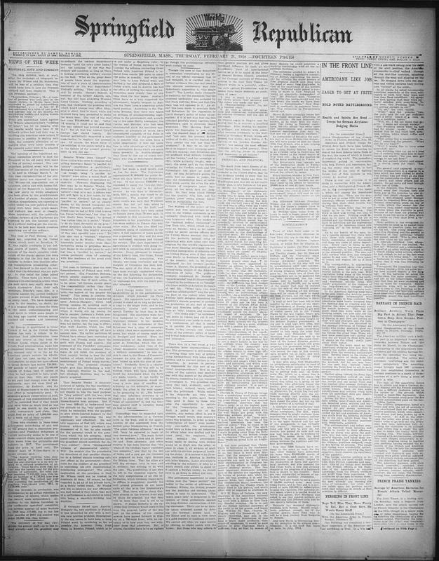 Springfield Weekly Republican - Digital Commonwealth