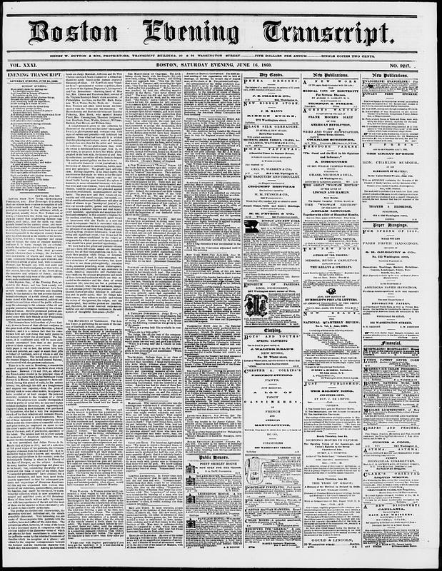 Boston Evening Transcript - Digital Commonwealth