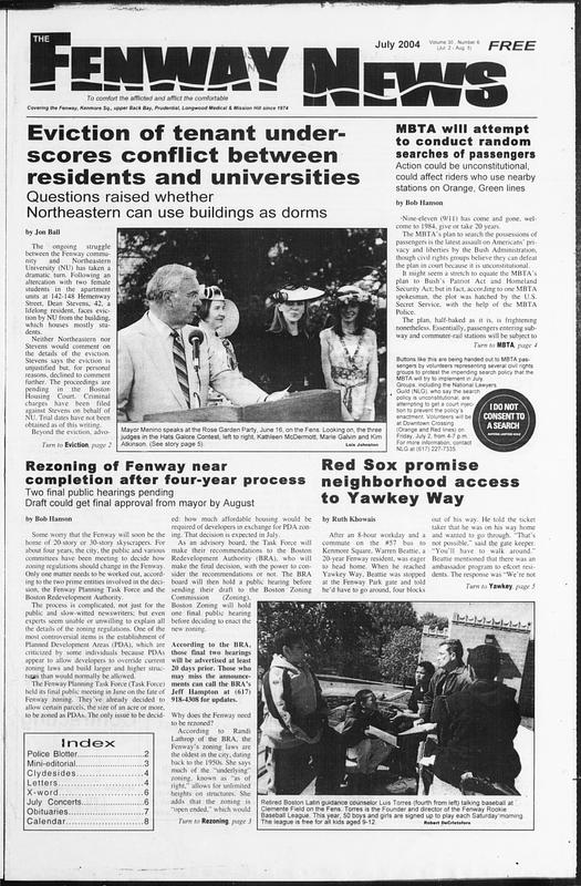 The Fenway News. July 02, 2004 - Digital Commonwealth