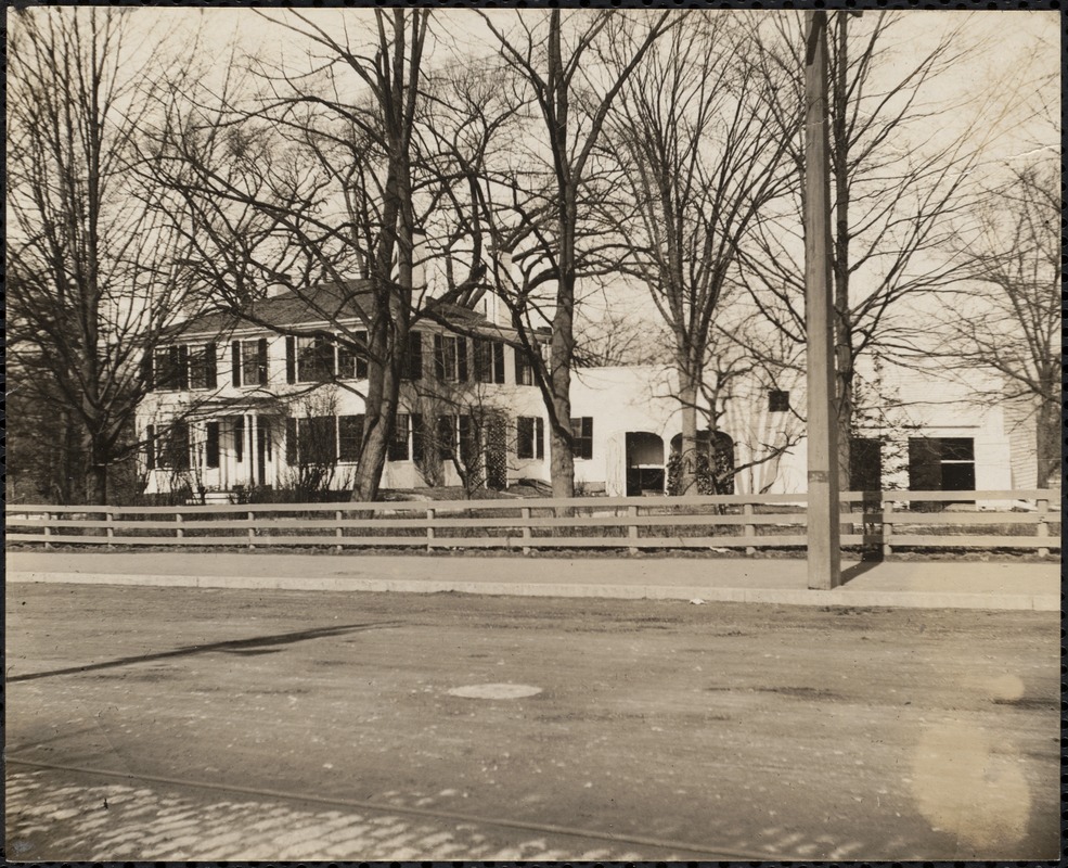 Jackson Homestead. Newton Corner, Newton, MA - Digital Commonwealth