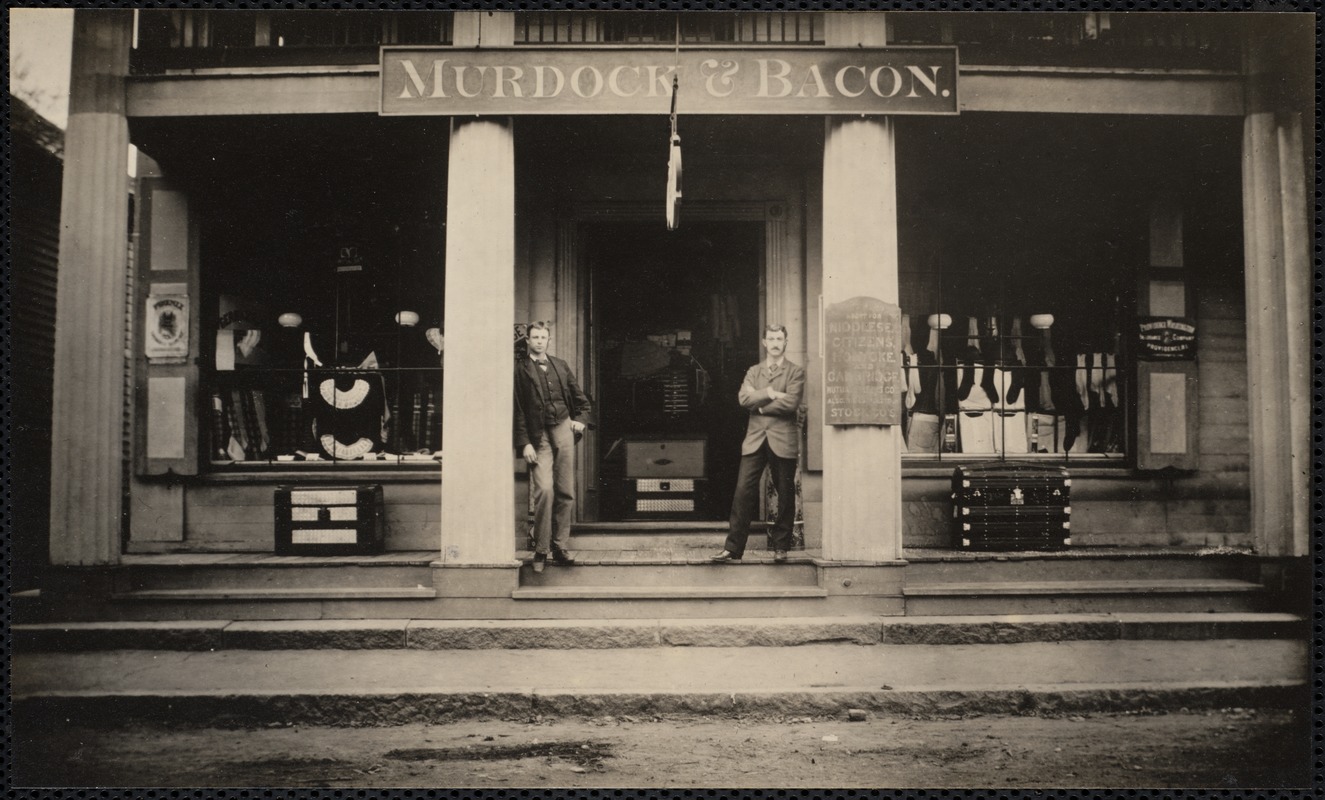 Bacon building, Washington Street. Newton Corner, Newton, MA - Digital ...