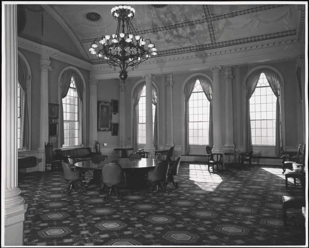 Senate reception room - the new State House - Digital Commonwealth