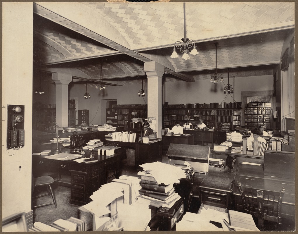 Boston Public Library, Copley Square. Ordering department - Digital ...