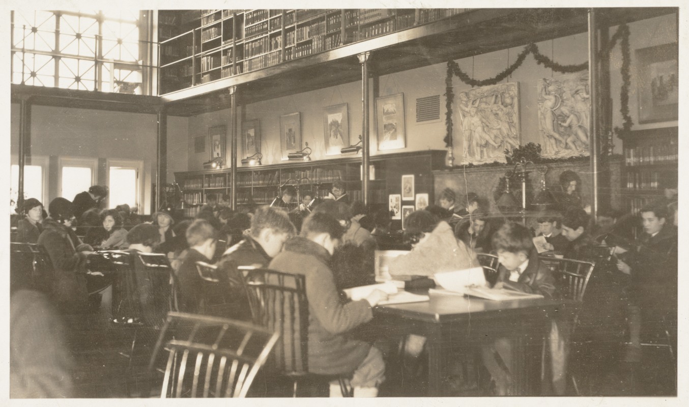 Boston Public Library, Copley Square. Children's room - Digital ...