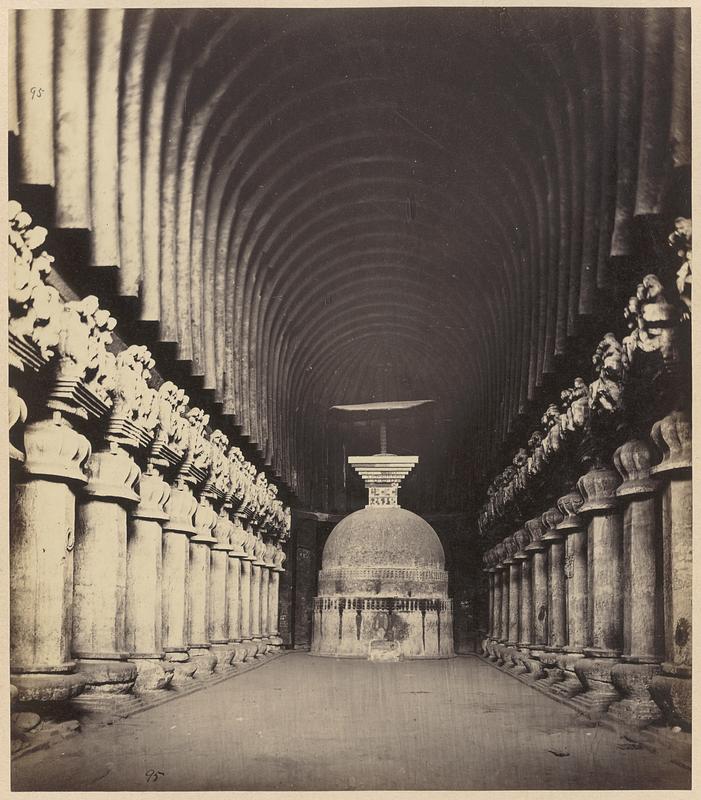 Votive stupa, Chaitya Hall, Karli Caves, Karli, India - Digital ...