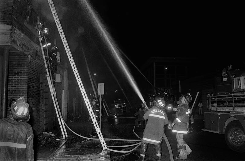 Night fire - Digital Commonwealth