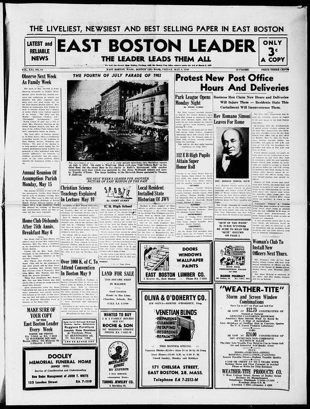 East Boston Leader. May 05, 1950 - Digital Commonwealth