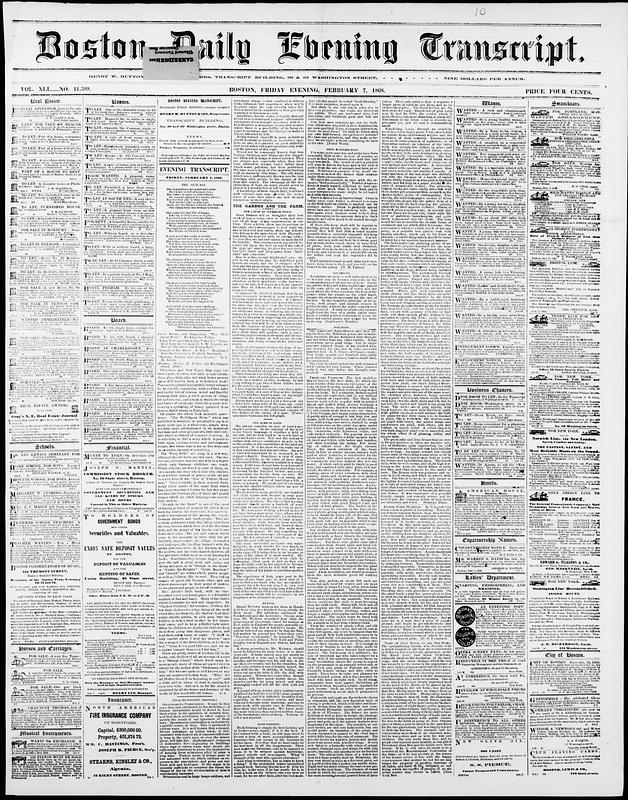 Boston Daily Evening Transcript - Digital Commonwealth