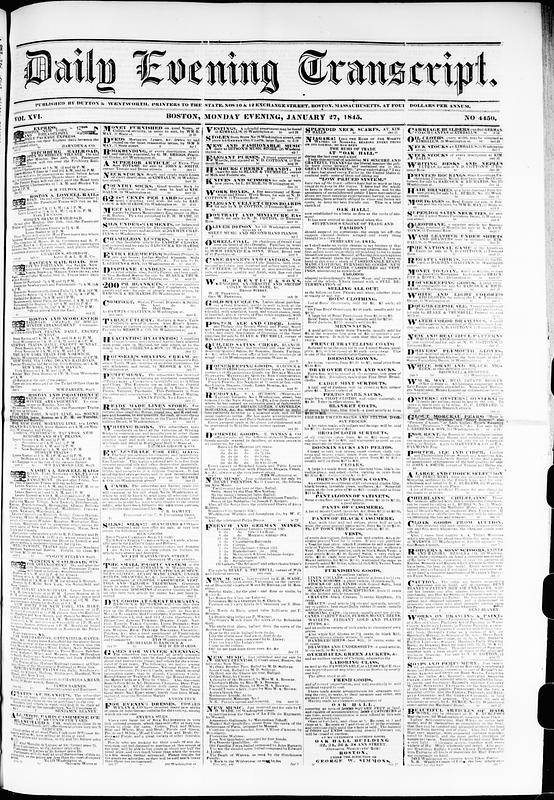 Daily Evening Transcript - Digital Commonwealth