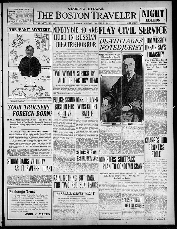 The Boston Traveler. March 06, 1911 - Digital Commonwealth