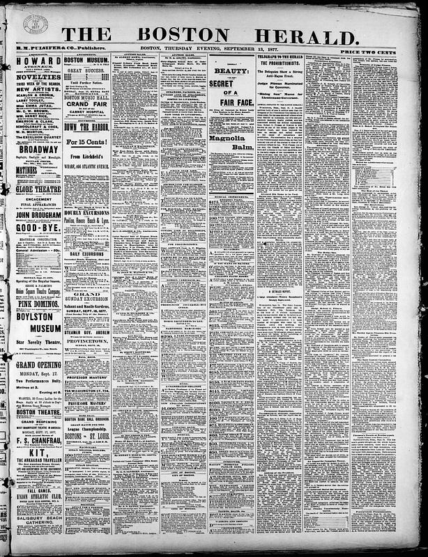 The Boston Herald. September 13, 1877 - Digital Commonwealth
