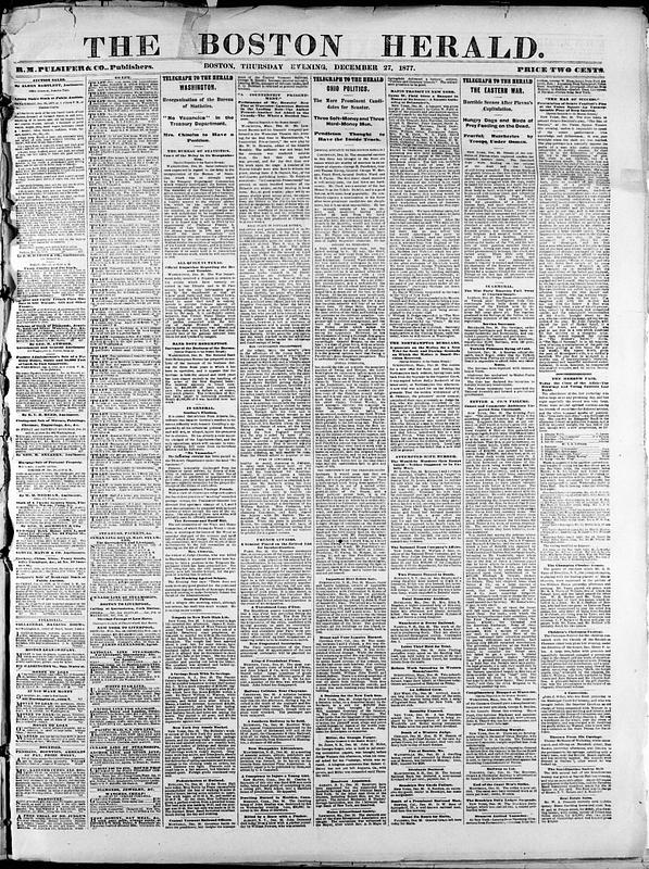 The Boston Herald. December 27, 1877 - Digital Commonwealth