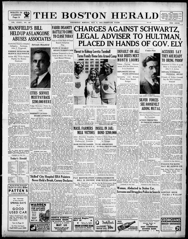 Boston Herald. May 09, 1934 - Digital Commonwealth