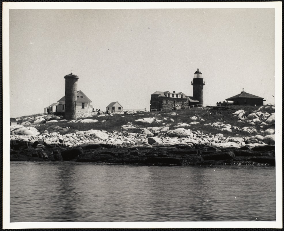 Matinicus Rock Light, - Digital Commonwealth