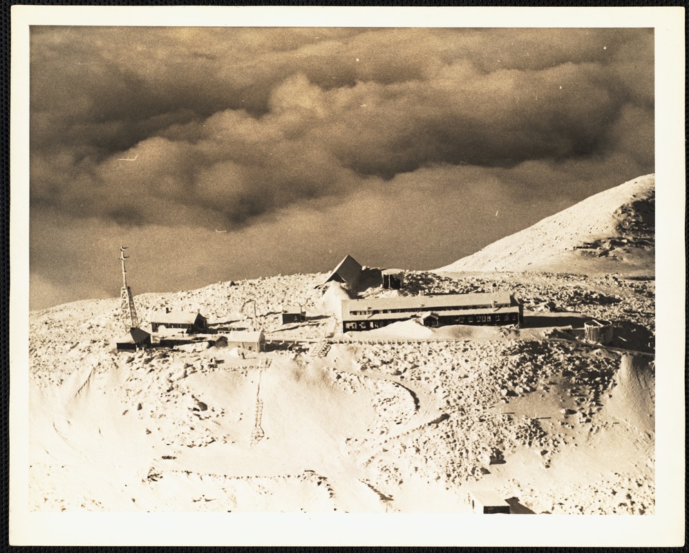 Mt. Washington observatory - looking west - Digital Commonwealth