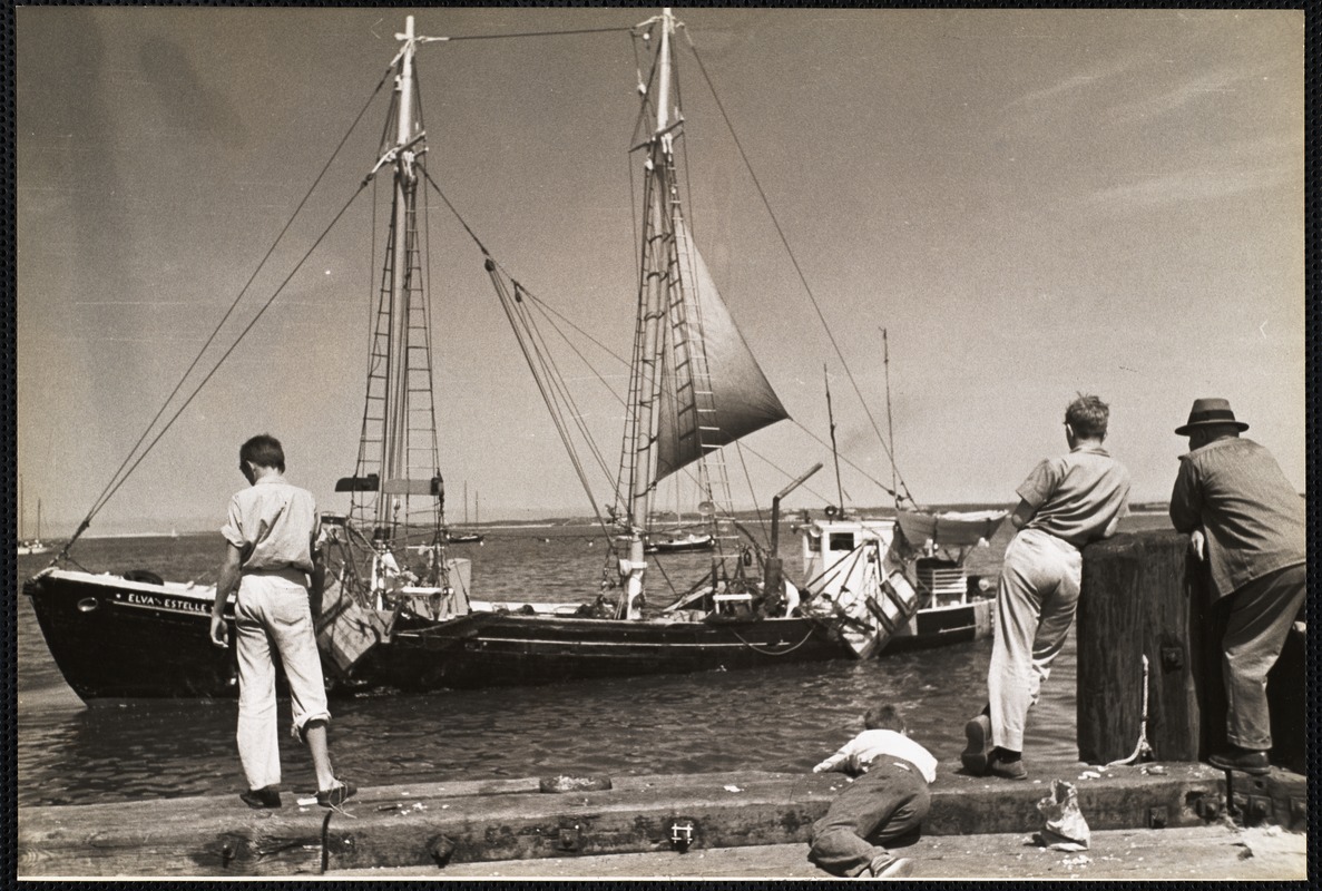 Nantucket - harbor - Digital Commonwealth