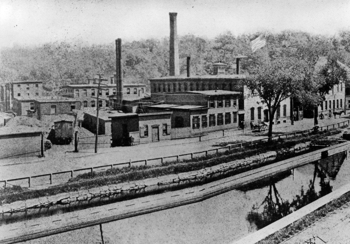 Russell Paper Mills, Lawrence, c.1895 - Digital Commonwealth