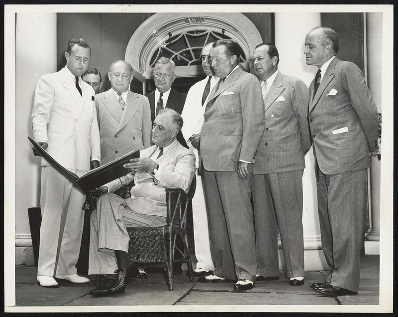 President Receives Report on 'Fight Infantile Paralysis' Campaign ...