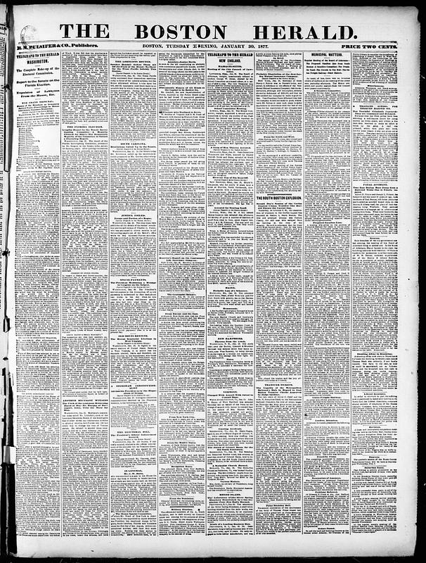 The Boston Herald. January 30, 1877 - Digital Commonwealth