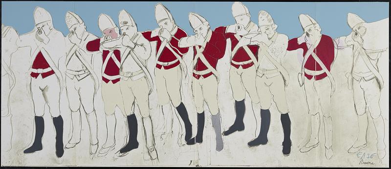 Some (visual) after thoughts on the Boston Massacre : Redcoats (fold ...