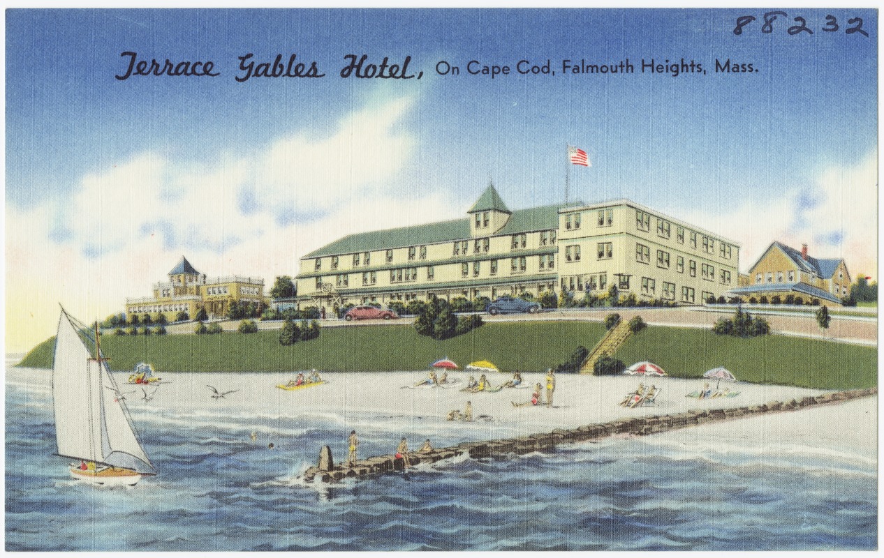 Terrace Gables Hotel, on Cape Cod, Falmouth Heights, Mass. - Digital ...