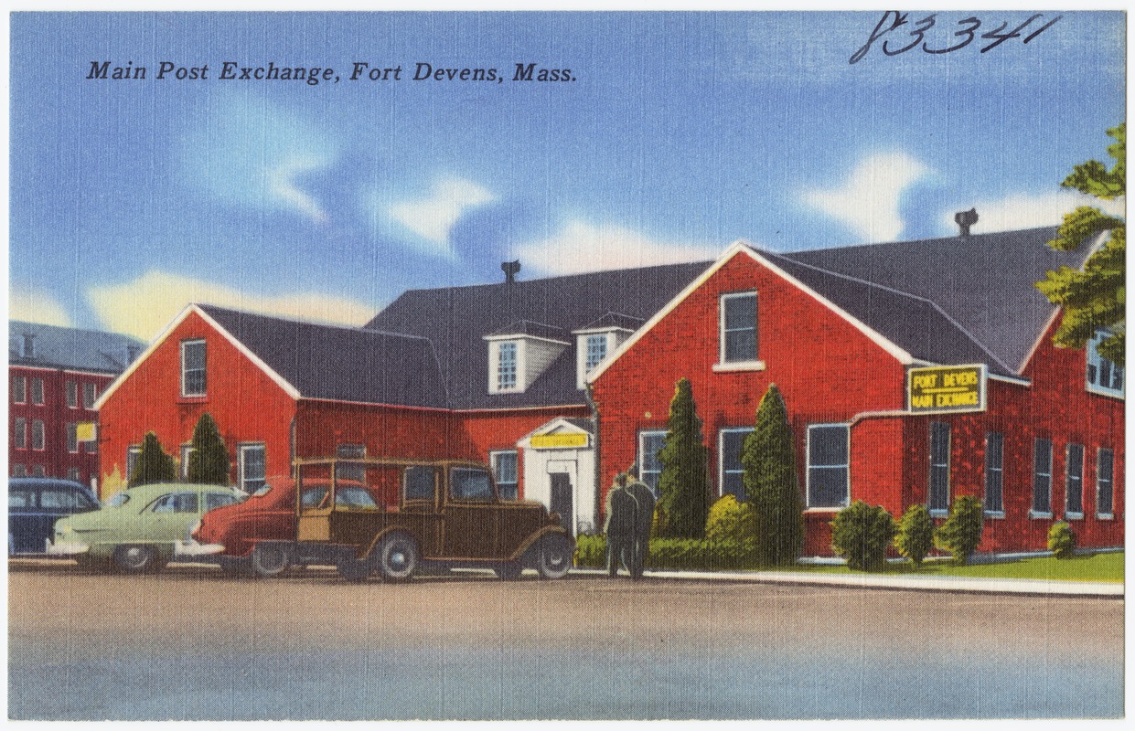 Main Post Exchange, Fort Devens, Mass. - Digital Commonwealth