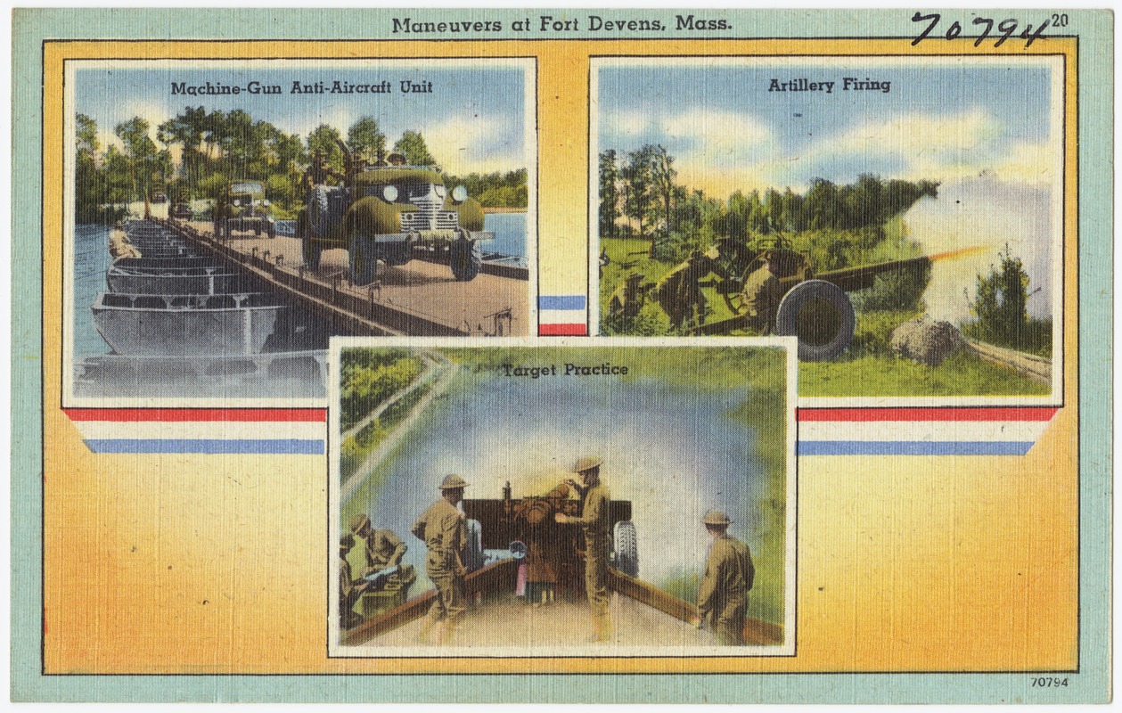 Maneuvers at Fort Devens, Mass. - Digital Commonwealth