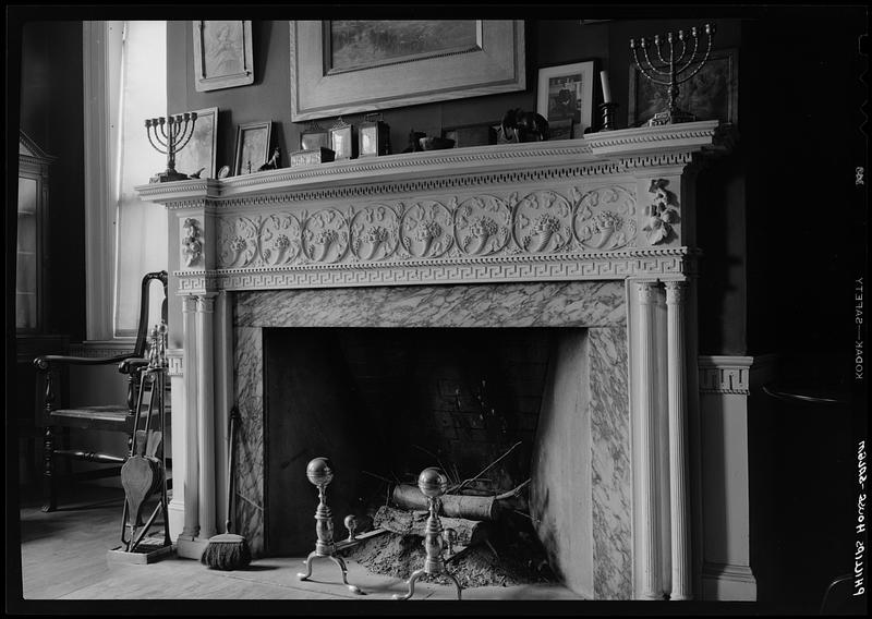 Stephen Phillips House, Salem, fireplace - Digital Commonwealth