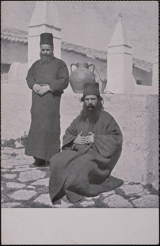 Two Greek Orthodox priests - Digital Commonwealth