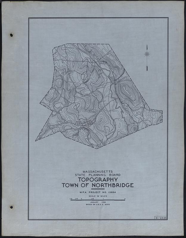 Topography Town of Northbridge - Digital Commonwealth