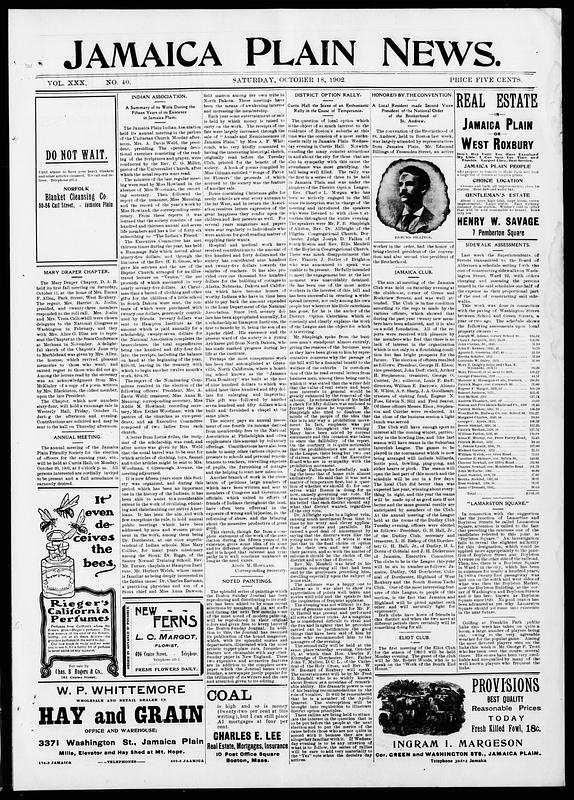 Jamaica Plain News, October 18, 1902 - Digital Commonwealth