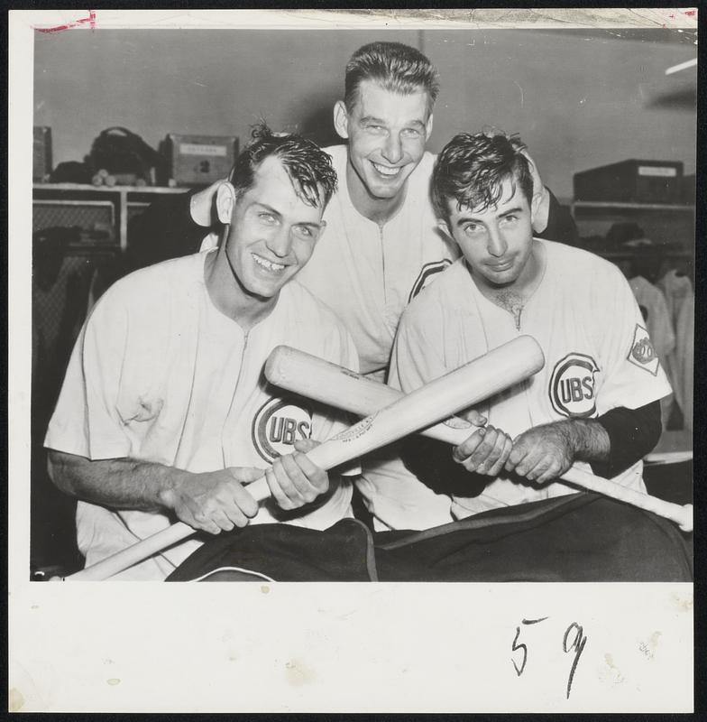 They Wrecked The Dodgers – Chicago Cubs Pitcher Paul Minner (center ...