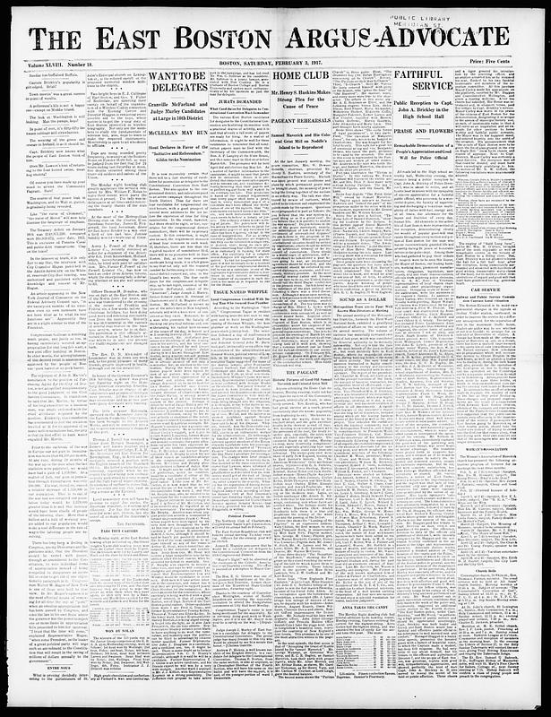 East Boston Argus-Advocate - Digital Commonwealth