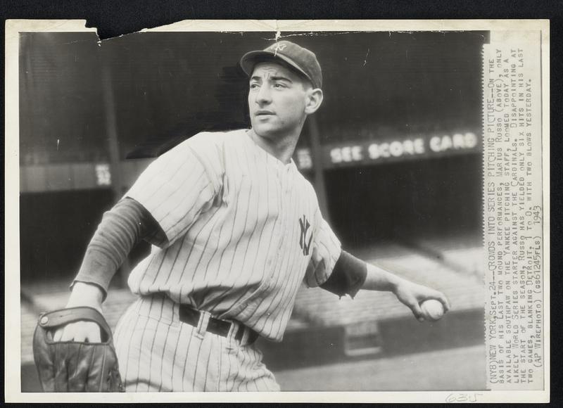 Crowds Into Series Pitching Picture -- On the basis of his last two ...