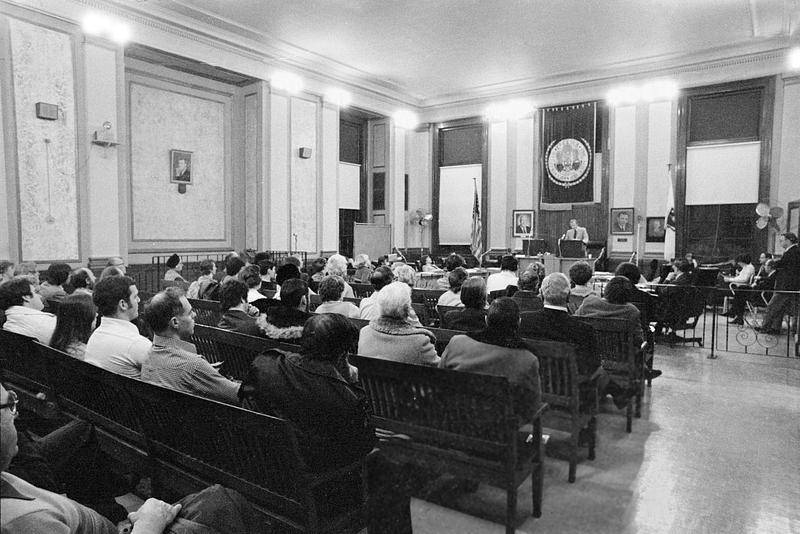 City Hall crowd - Digital Commonwealth