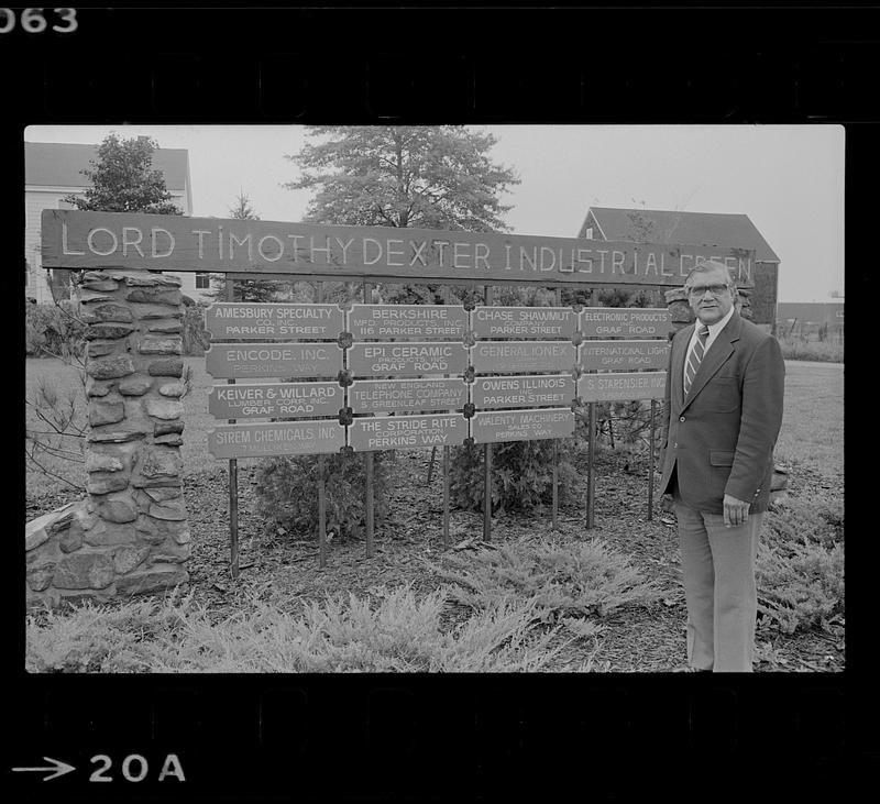 Peter Matthews next to sign for Lord Timothy Dexter Industrial Green ...