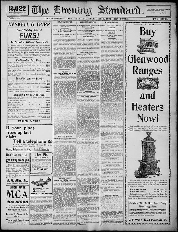 Evening Standard. December 09, 1902 - Digital Commonwealth