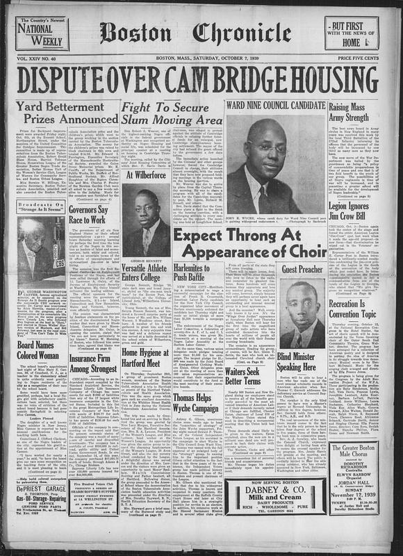 Boston Chronicle. October 07, 1939 - Digital Commonwealth