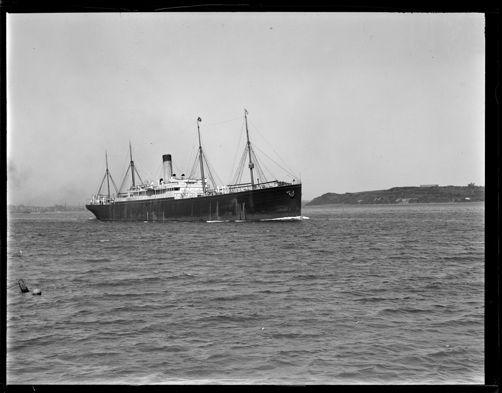 SS Winefredaw making her last trip in the service, leaving Boston for ...
